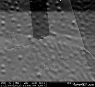 CVD Graphene growth on Cu on Make a GIF
