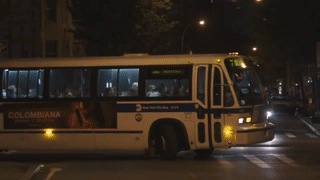 MTA New York City Bus, Greyhound & Peter Pan Action At The 65th Street ...
