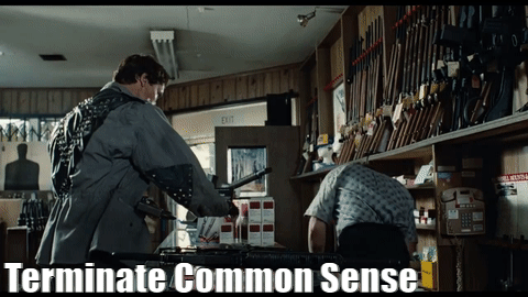 The Terminator 1984 Gun Shop Scene HD Clip 5 23 on Make a GIF