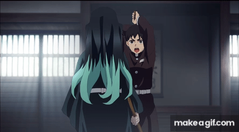 Muichiro Training on Make a GIF