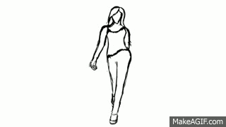 Runway Walk Cycle on Make a GIF