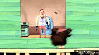 [SFM] Hello neighbor song (Dagames) on Make a GIF