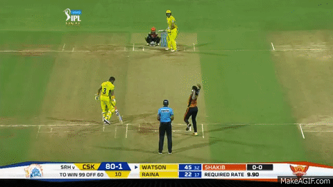 Final CSK vs SRH – Shane Watson Six Indian Premier League on Make a GIF
