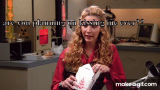 Friends - Phoebe and David - First meet and kiss on Make a GIF