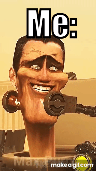 G-Man Toilet Mewing on Make a GIF