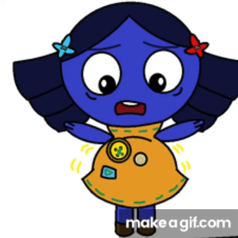My toy Doll daighter blueberry inflation on Make a GIF