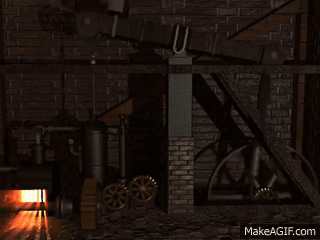 James Watt Steam Engine Animation on Make a GIF