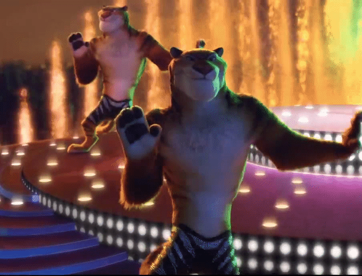 Zootopia Dance Off - Tigers on Make a GIF