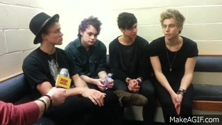 5 Seconds of Summer Interview: - 5SOS with Pop Scoop! on Make a GIF