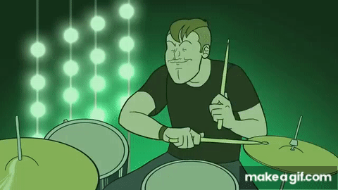 Drummer on Make a GIF