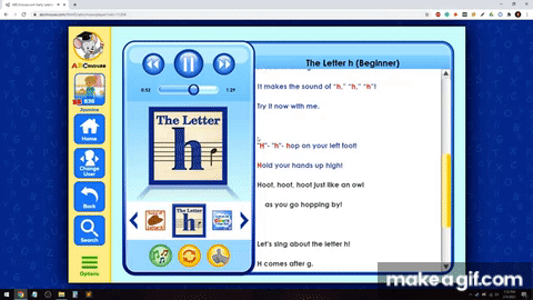 ABCmouse ToddlerTime : Lesson 26 Hats and Hugs on Make a GIF