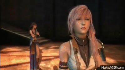 FINAL FANTASY XIII - Fang and Lightning cutscene on Make a GIF