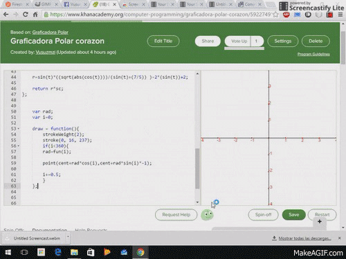 Sad code on Make a GIF