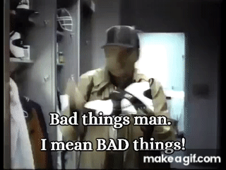 Bad things on Make a GIF