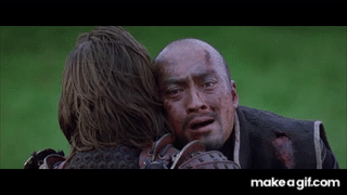 The Last Samurai - Katsumoto Death on Make a GIF