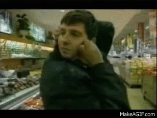 Man turns his head 180 degrees no kidding Freaky on Make a GIF