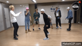 [BANGTAN BOMB] 방탄소년단 '뱁새' Dance Practice (흥 ver.) on Make a GIF