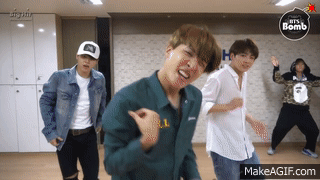 [BANGTAN BOMB] 방탄소년단 '뱁새' Dance Practice (흥 ver.) on Make a GIF