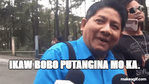 Gadon curses, raises middle finger at Sereno supporters on Make a GIF