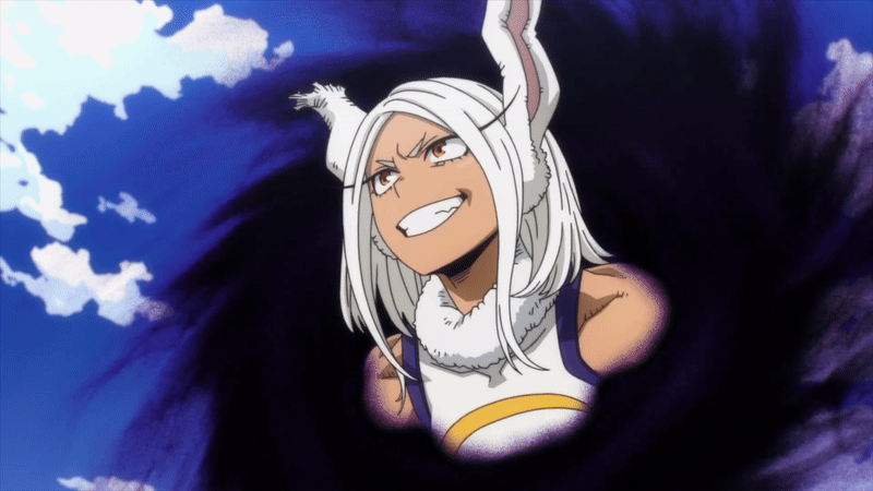 Mirko Season 7 entrance (literally) on Make a GIF
