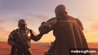Helldivers 2 High Five Eagle on Make a GIF