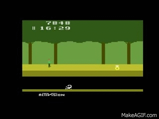 Pitfall Atari 2600 on Make a GIF