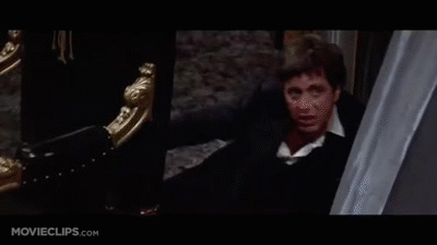 Scarface (7/8) Movie CLIP - Gina Shoots Tony (1983) HD on Make a GIF