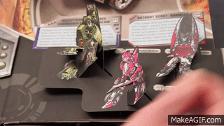 Impressive Transformers Pop-up book. Real paper transformations! on ...