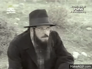 Le happy merchant has a blast on Make a GIF