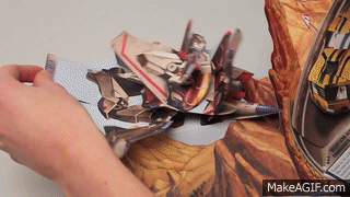 Impressive Transformers Pop-up book. Real paper transformations! on ...