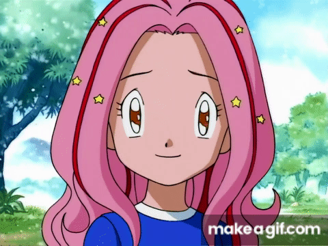 Digimon Adventure 02 - Mimi Tachikawa's Happy Smile, Eyes Gleaming on ...