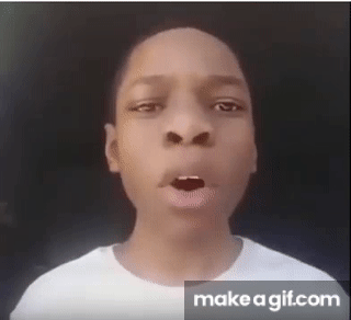 black kid beeping meme on Make a GIF