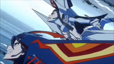 Kill la Kill Ryuko & Satsuki vs Ragyo on Make a GIF