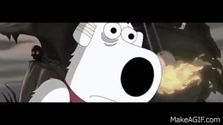 Family Guy - Brian On Mushrooms Nightmare on Make a GIF