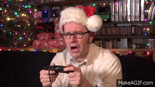 Angry Video Game Nerd - Cringing on Make a GIF