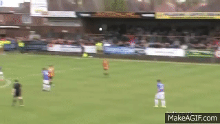 Adam roscoe wonder goal against Boston United on Make a GIF