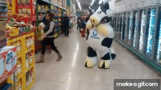 Gif De Vaca Bailando En Barra Vaca GIFs | Tenor