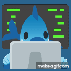 fish programing (google emoji kitchen) on Make a GIF