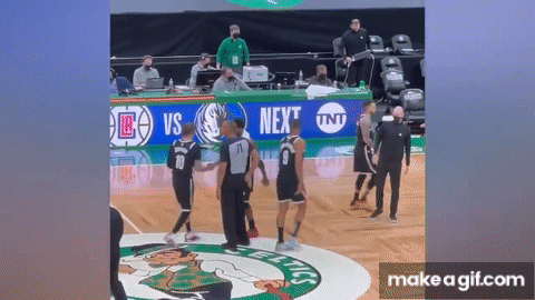 Kyrie Irving Wiped His Shoe On The Celtics Logo After Nets Game 4 Win ...