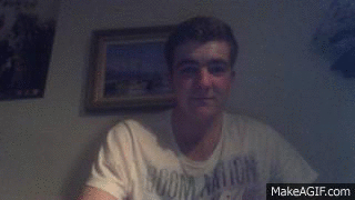 Raise hand me on Make a GIF