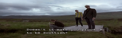 Trainspotting scottish rant on Make a GIF