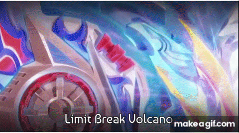Hikaru Limit break volcano on Make a GIF
