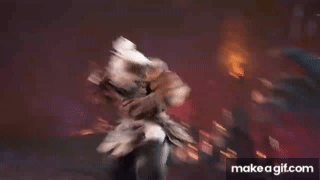 Street Fighter 6 - Akuma / Gouki Lvl 3 Super vs CA on Make a GIF