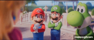 Oigan y el castillo?- Super Mario Galaxy La Pelicula on Make a GIF