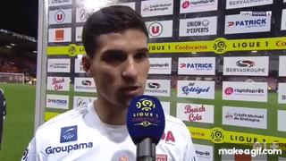 Les réactions d’après match d’Houssem Aouar face à EA Guingamp 17/01/18 ...