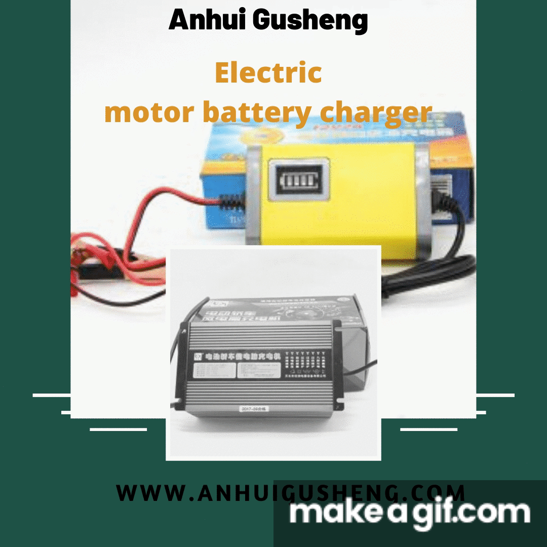 Electric motor battery charger on Make a GIF