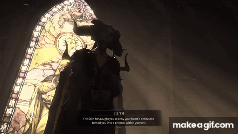 DIABLO 4 Lilith Destroys Everyone Cinematic 4K on Make a GIF
