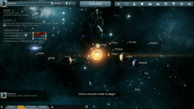 Warframe menu on Make a GIF