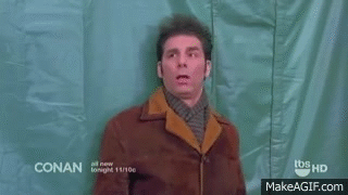 Seinfeld Clip - Kramer Gets Pelted By Tennis Balls on Make a GIF
