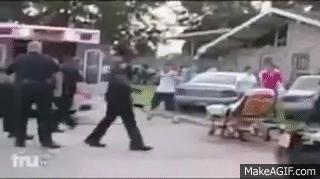 FIGHT AT A WEDDING - COP VS MAN on Make a GIF